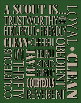 A Scout is trustworthy – Subway Art