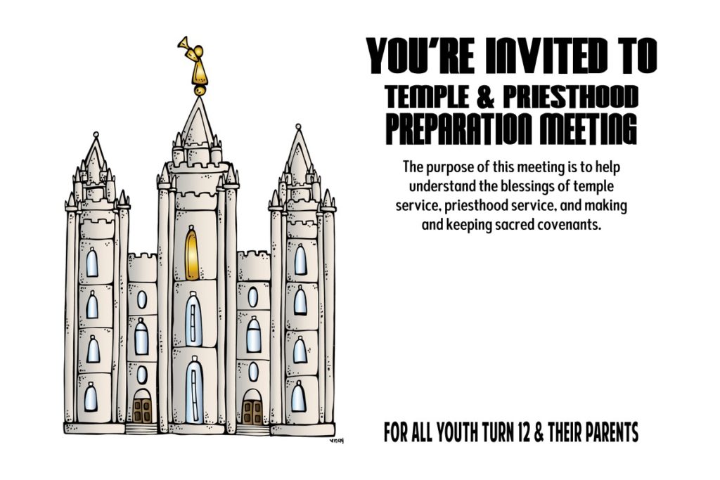 Temple and Priesthood Preparation – The Idea Door