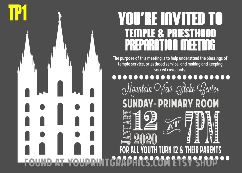 Temple and Priesthood Preparation – The Idea Door
